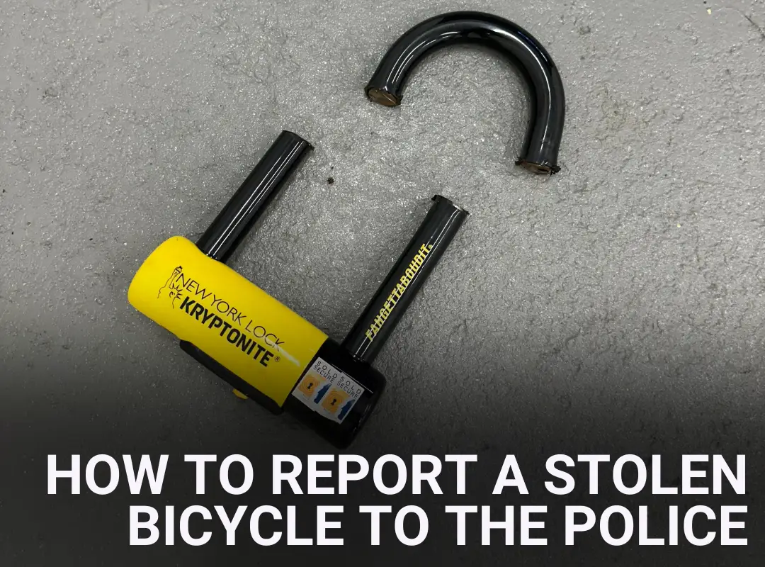 How to report a stolen bicycle to the police - Pedal Cover